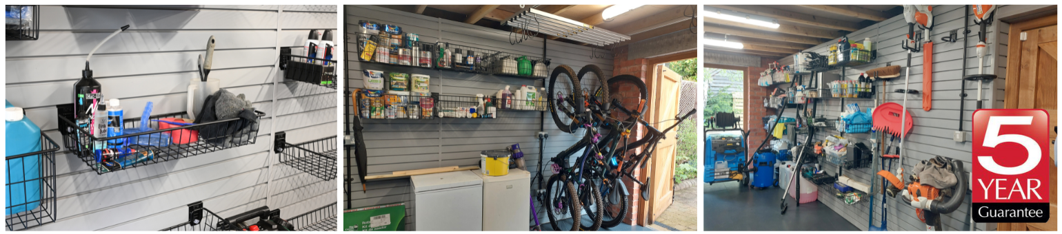 Garage Wall Storage Panels, Hooks, Baskets - StorePanel™