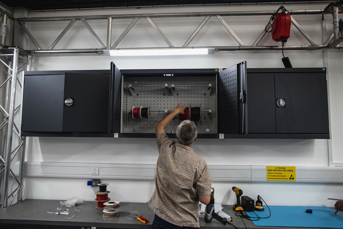 Garage Interior Pictures - Cabinets, Flooring, Wall Storage