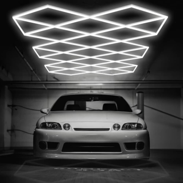 EVOlight Square Wave Geo Hexagon Lighting Grid