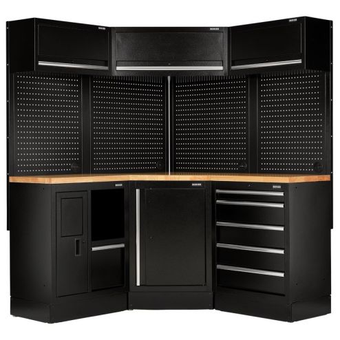 Draper Tools 31641 Bunker Modular Storage Corner Combo With Hardwood ...